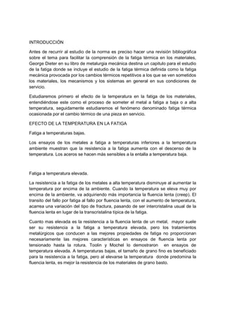 Fatiga termica para la exposicion | PDF