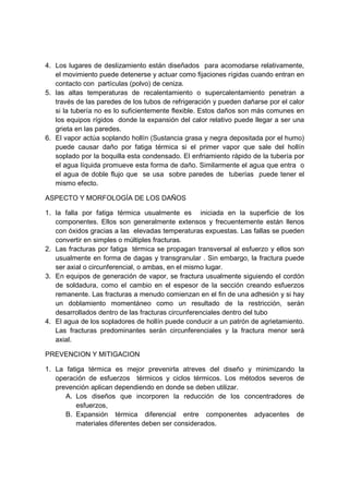 Fatiga termica para la exposicion | PDF