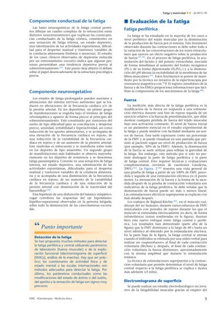 Fatiga y motricidad | PDF