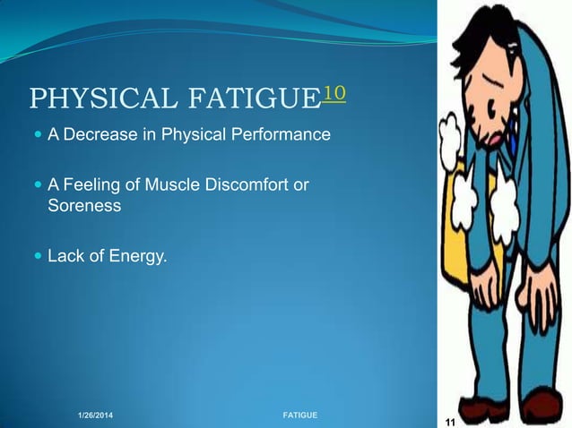 Fatigue | PPTX | Sleep Disorders | Diseases and Conditions