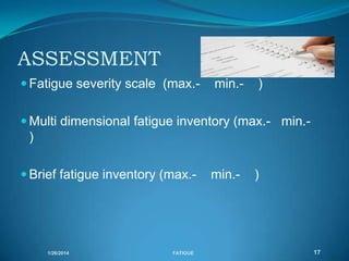 Fatigue | PPTX