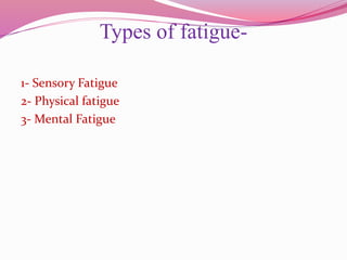 Fatigue | PPT | Free Download