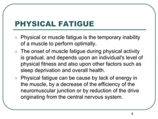 Fatigue | PPTX