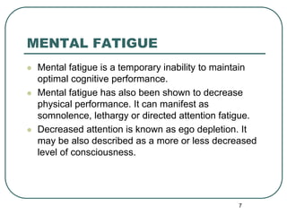 Fatigue | PPTX