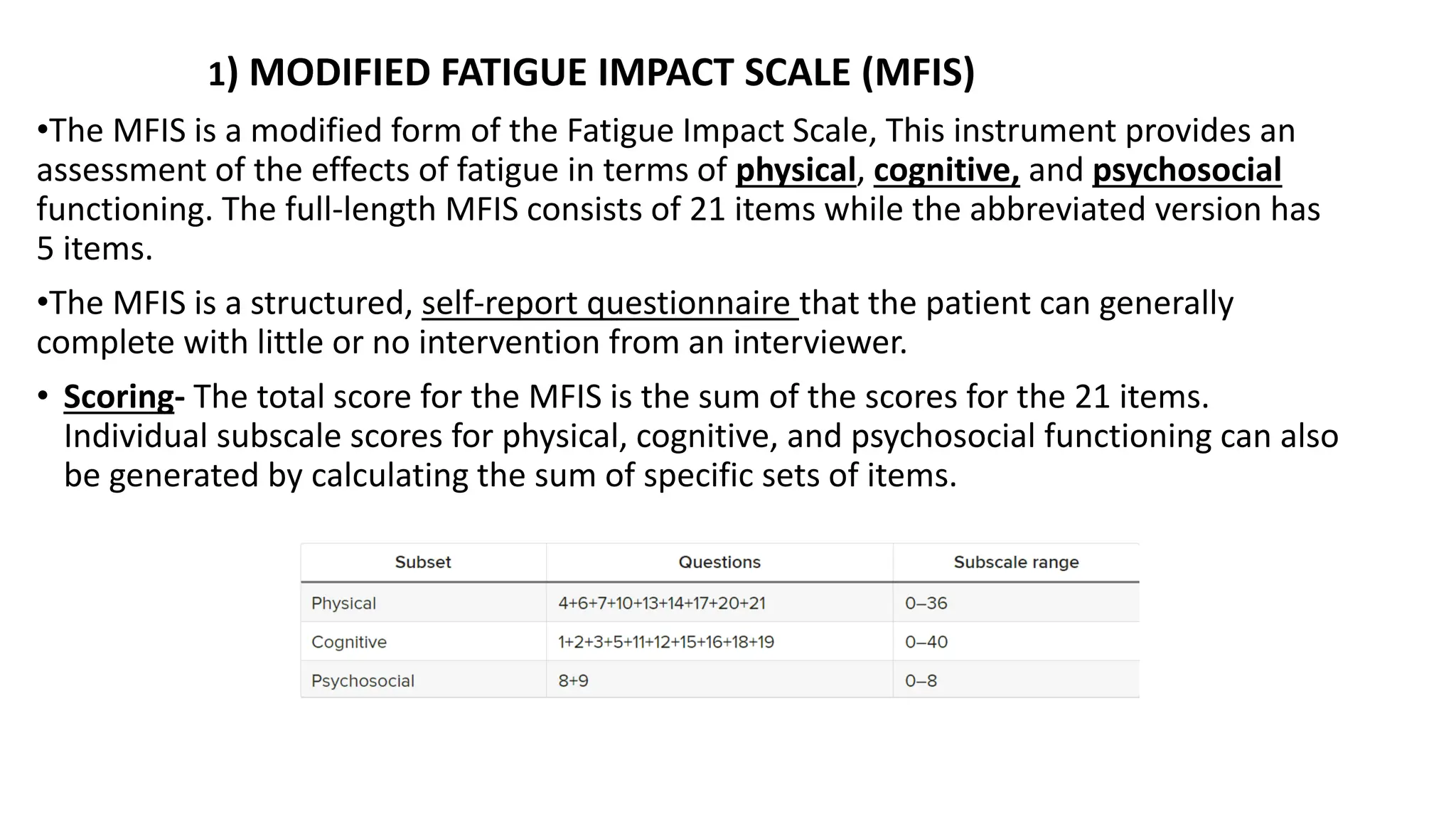 FATIGUE ASSESMENT & MANGEMENT BY- DR. ANJALI RAI | PPTX