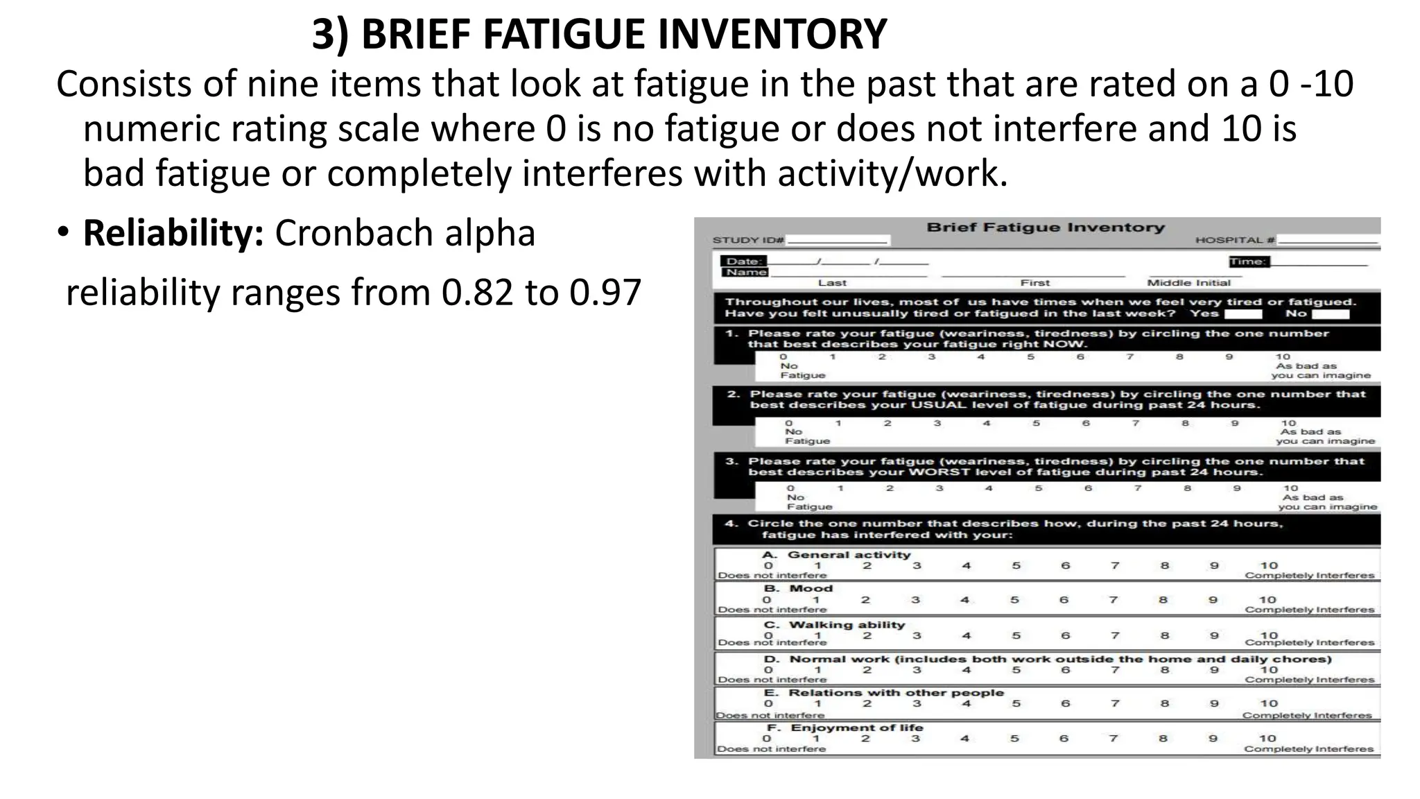 FATIGUE ASSESMENT & MANGEMENT BY- DR. ANJALI RAI | PPTX