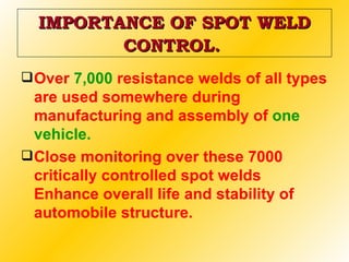 Advance fatigue and fracture analysis of spot welds | PPT | Science