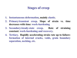 Fatigue and creep rapture | PPTX