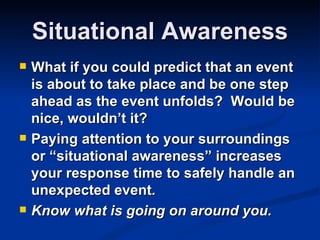 Fatigue and Situational Awareness | PPT