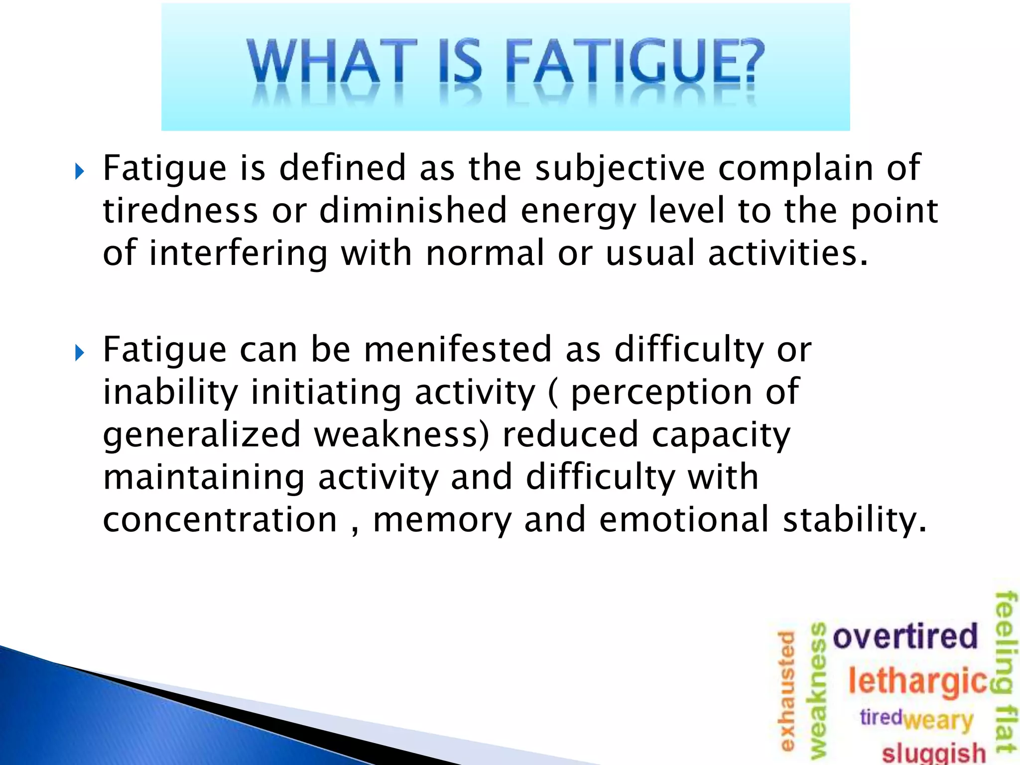 Fatigue assessment | PPTX