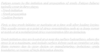 Fatigue Failure, stress concentration, fractographs | PPT