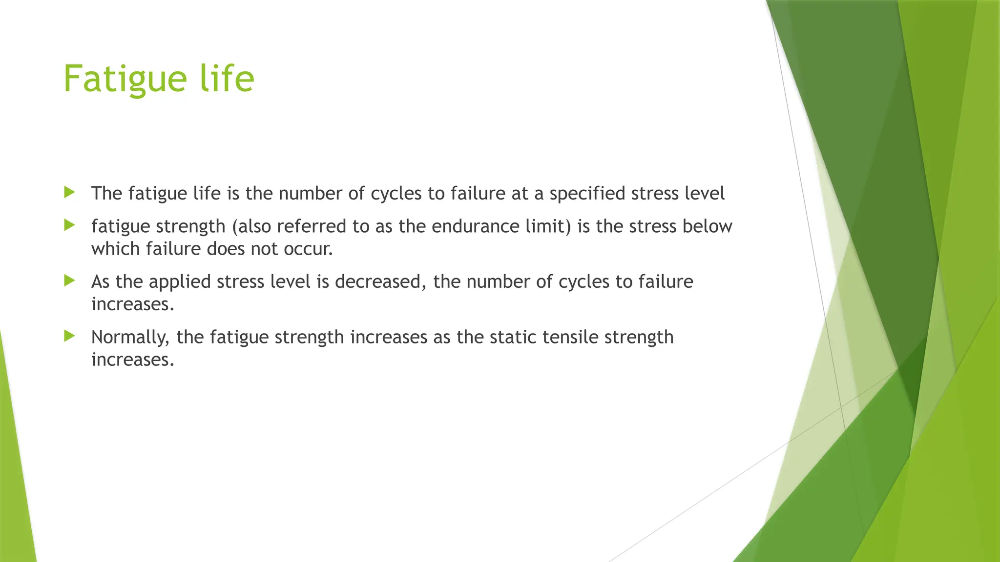 Fatigue Hibbeler Strength Of Materials failure of materials | PPTX
