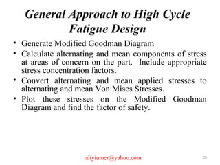 Fatigue failure lecture notes | PPT