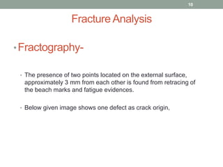 Fatigue fracture of a main landing gear swinging lever in a civil ...