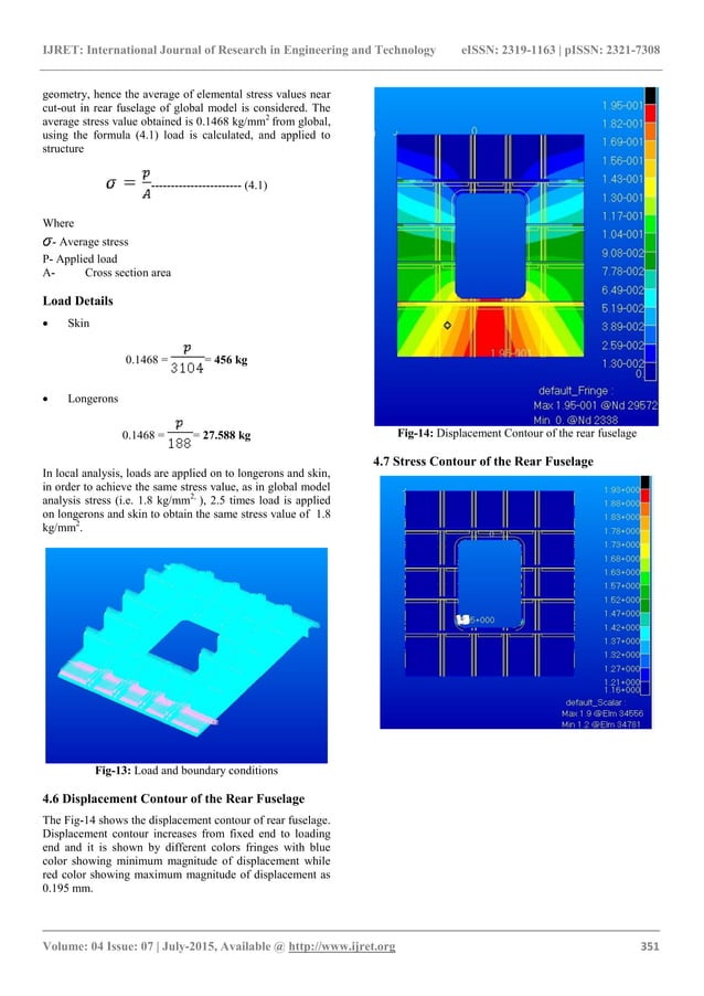 Fatigue life estimation of rear fuselage structure of an aircraft | PDF ...