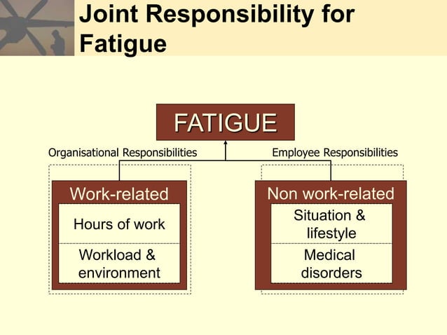 fatigue_management.ppt | Sleep Disorders | Diseases and Conditions