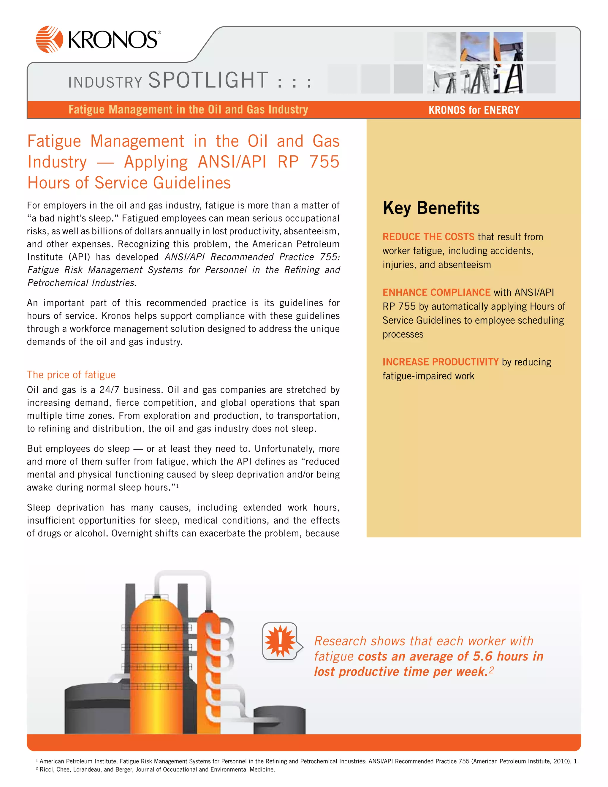 Fatigue Management in O&G | PDF