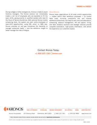 Fatigue Management in O&G | PDF