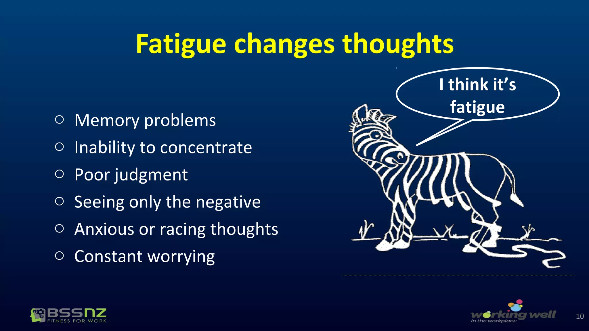 Fatigue management strategies | PPT