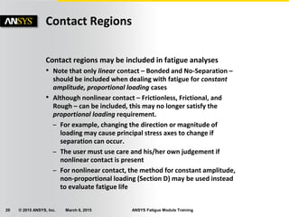 The Fatigue Analysis Module of ANSYS Mechanical | PDF