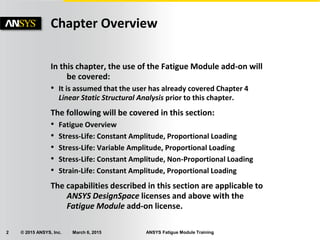 The Fatigue Analysis Module of ANSYS Mechanical | PDF