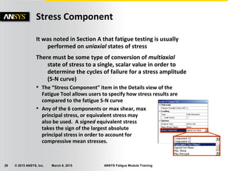 The Fatigue Analysis Module of ANSYS Mechanical | PDF