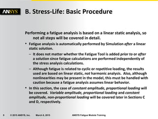 The Fatigue Analysis Module of ANSYS Mechanical | PDF