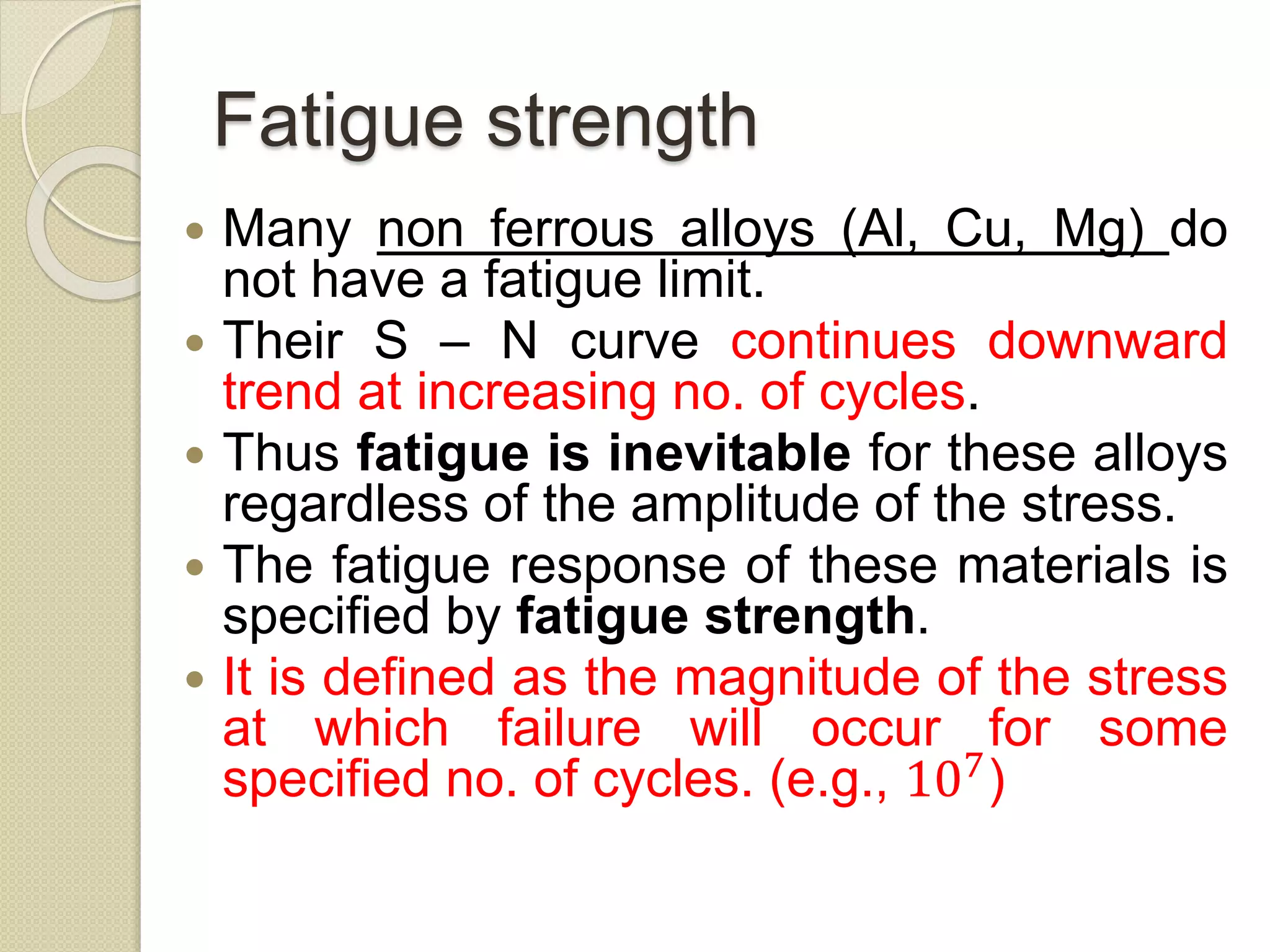 Fatigue of materials | PPTX