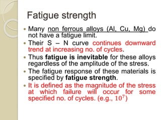 Fatigue of materials | PPTX