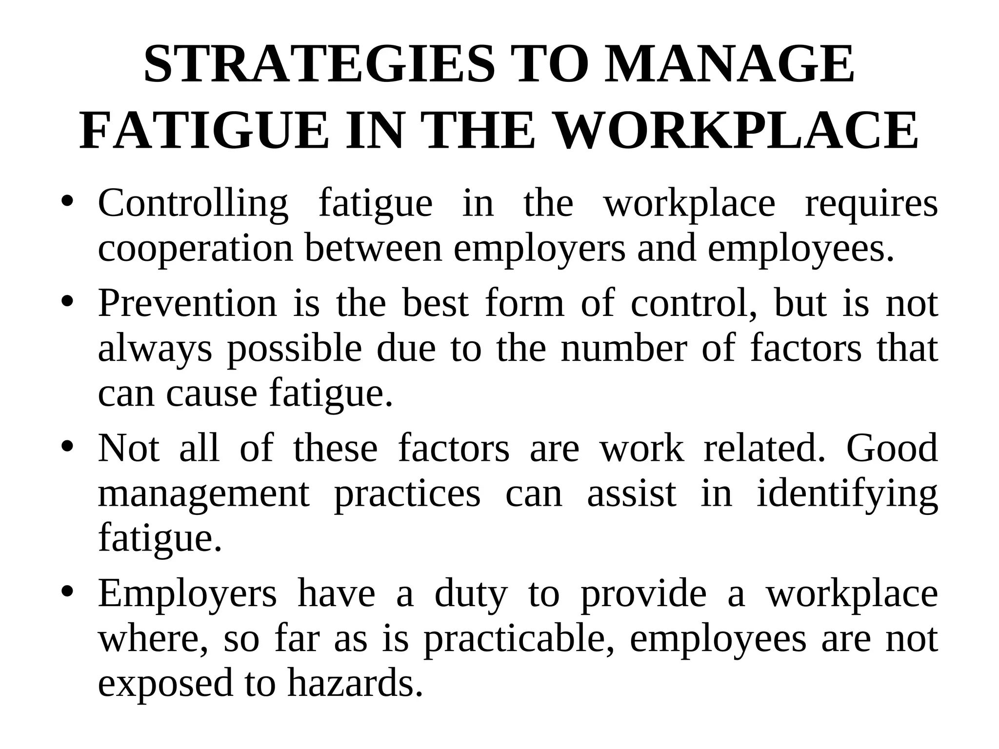 FATIGUE ppt.presentation for fatigue level | PDF