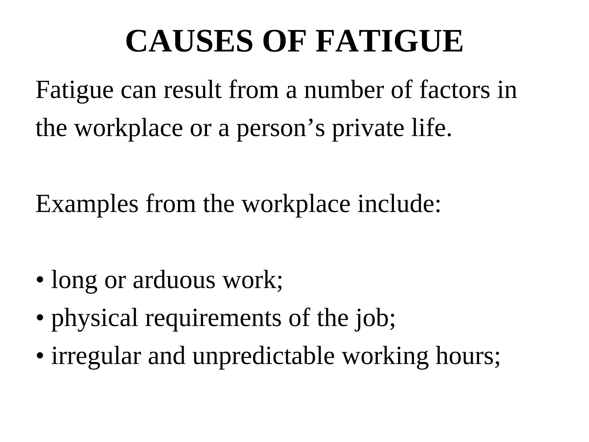 FATIGUE ppt.presentation for fatigue level | PDF
