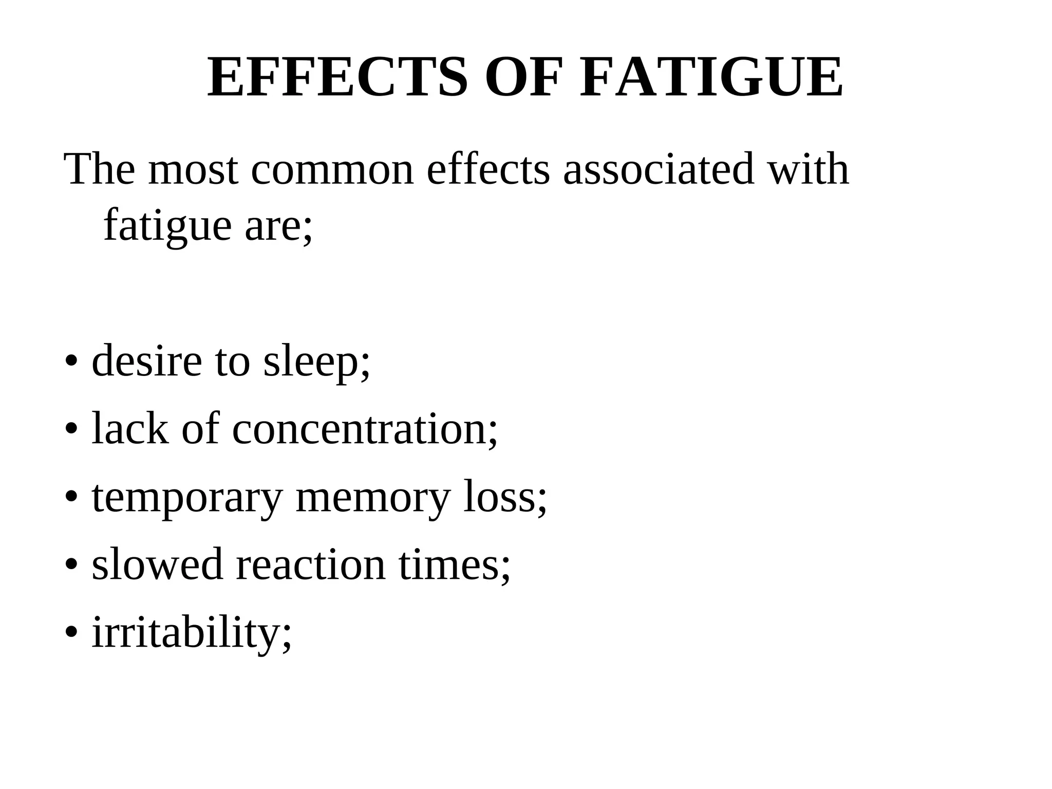 FATIGUE ppt.presentation for fatigue level | PDF