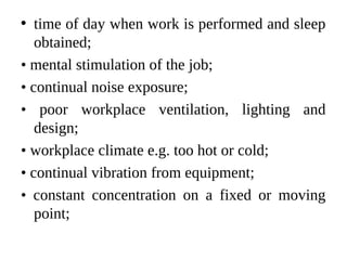 FATIGUE ppt.presentation for fatigue level | PDF