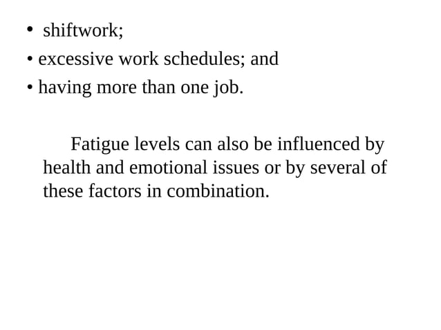 FATIGUE ppt.presentation for fatigue level | PDF | Diseases and ...