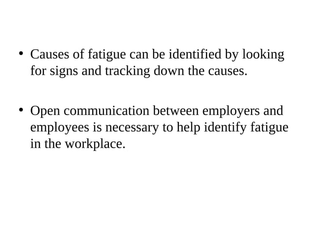 FATIGUE ppt.presentation for fatigue level | PDF | Diseases and ...