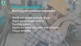Understanding Fatigue Risk: Assessment and Countermeasures | PDF
