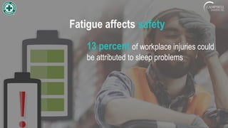 Understanding Fatigue Risk: Assessment and Countermeasures | PDF