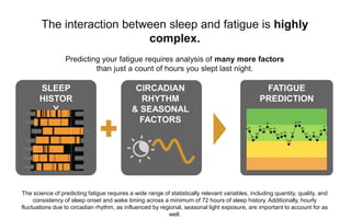 Fatigue Science - Fatigue Risk Assessment | PPTX