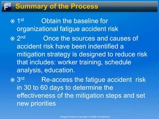 Fatigue Science Risk Management | PPTX