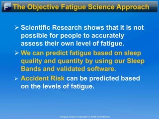 Fatigue Science Risk Management | PPTX