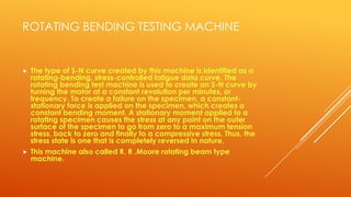 Fatigue testing | PPTX