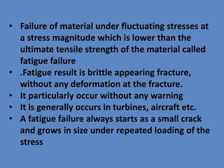 Fatigue testing | PPTX