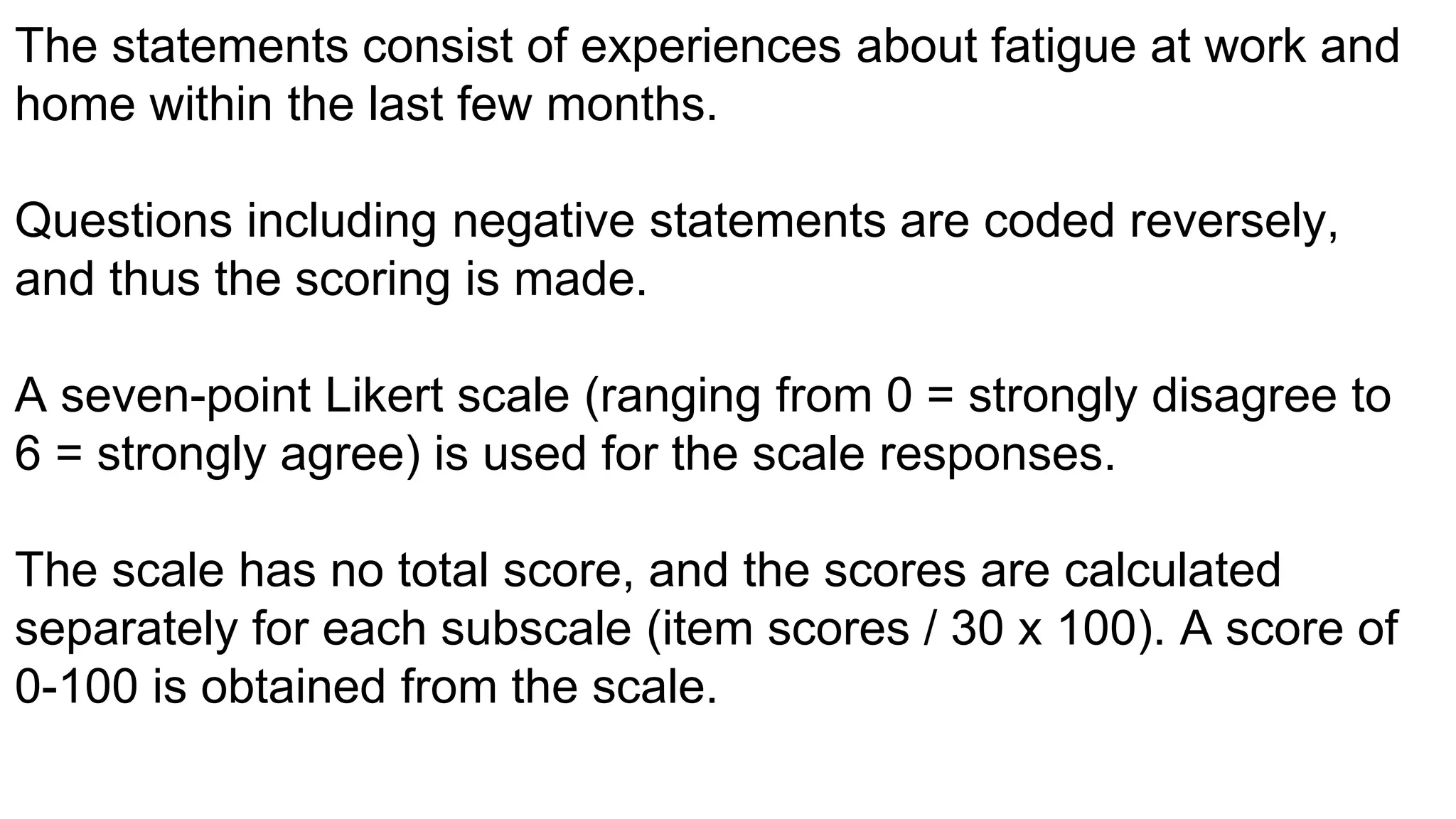 types of fatigue tools used by ergonomist | PPTX | Sleep Disorders ...