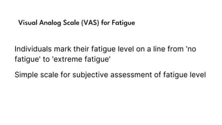 types of fatigue tools used by ergonomist | PPTX | Sleep Disorders ...