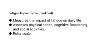types of fatigue tools used by ergonomist | PPTX | Sleep Disorders ...