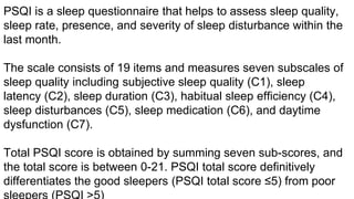 types of fatigue tools used by ergonomist | PPTX | Sleep Disorders ...