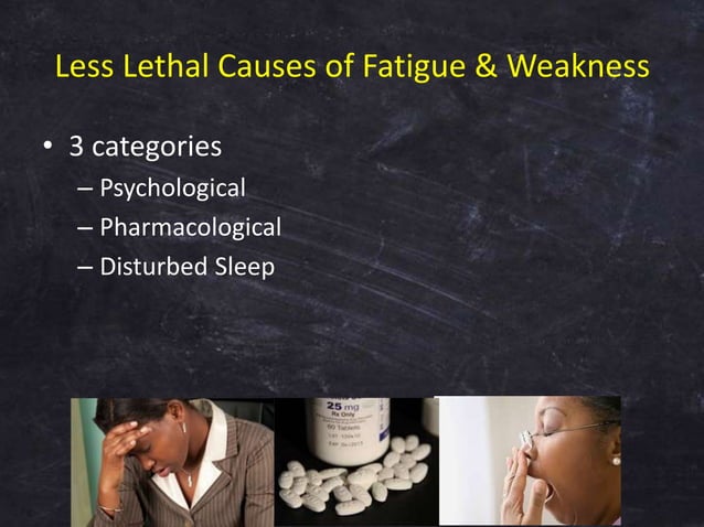 Fatigue, weakness & weight loss | PPT