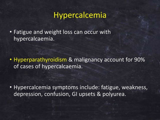 Fatigue, weakness & weight loss | PPT
