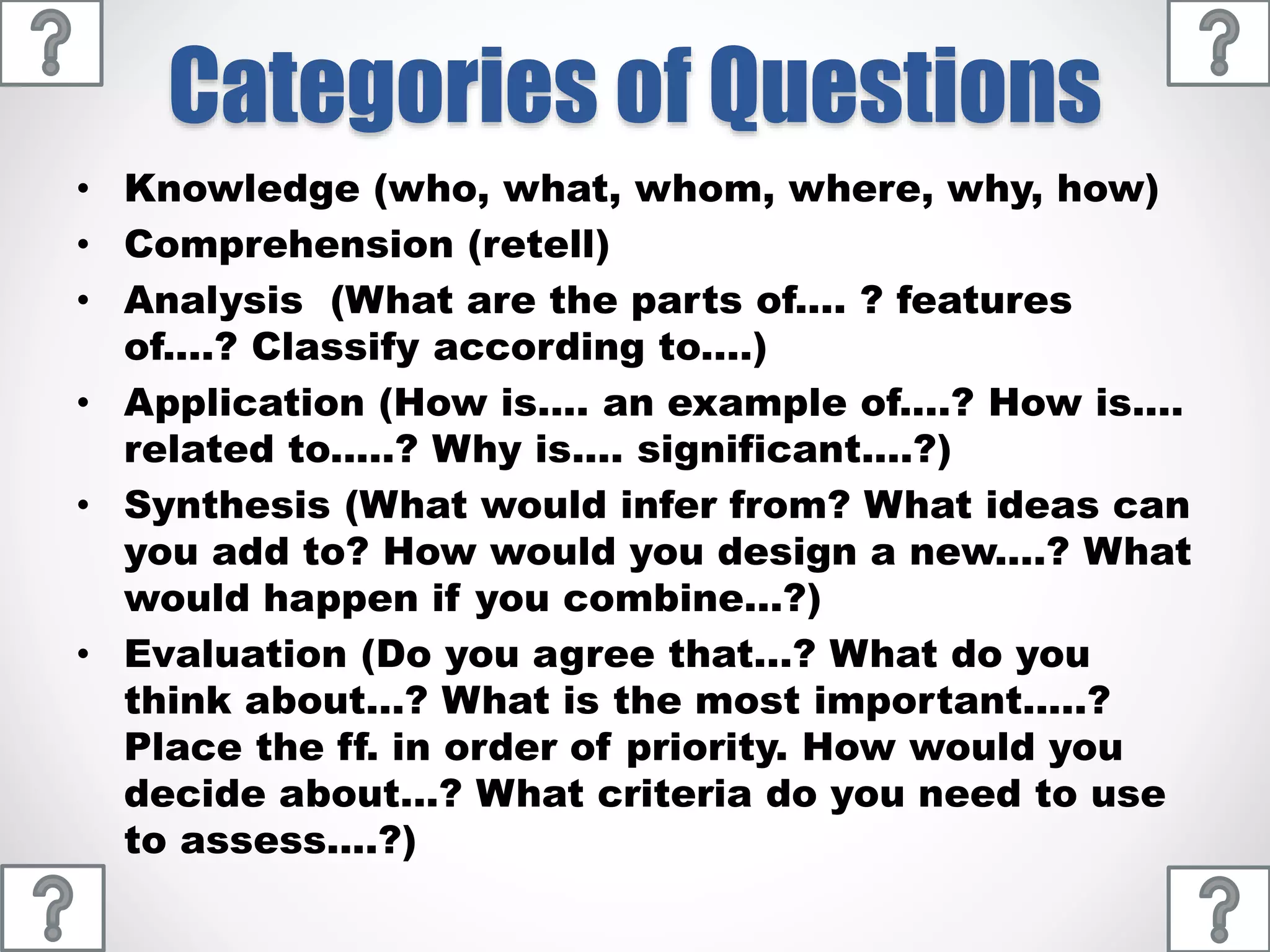 Teaching with questioning and answering method | PPTX