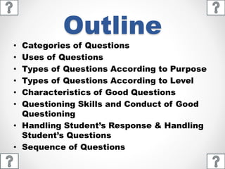 Teaching with questioning and answering method | PPTX